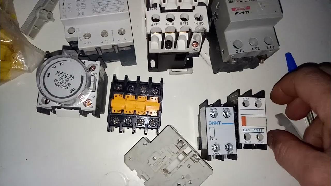 Bloque de contact auxiliaire - YouTube