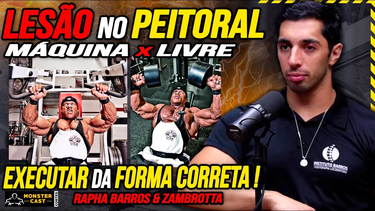 LESÕES NO PEITO ! MÁQUINAS DA ACADEMIA SÃO AS VERDADEIRAS VILÃS !? | RAPHA BARROS & ZAMBROTTA ...