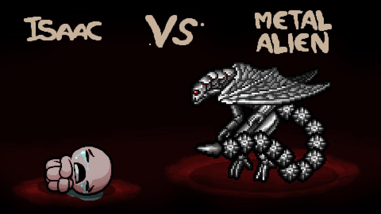 Binding of Isaac - Metal Alien Boss mod - YouTube