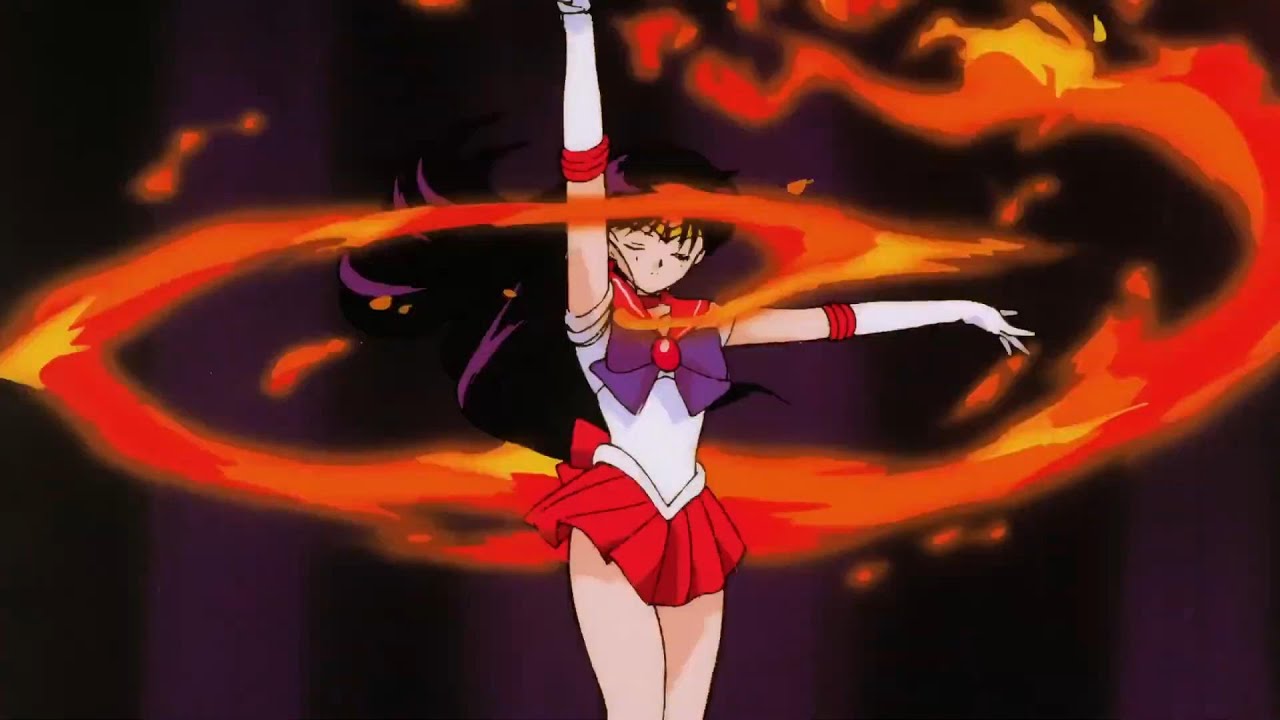 Sailor Mars - Mars Snake Fire Attack - YouTube