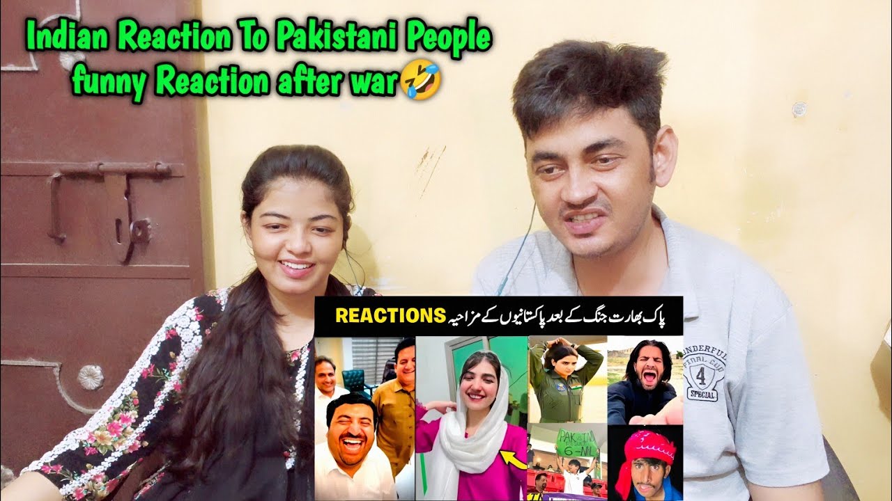 Indian Reaction To Pakistani People funny reaction after war 🤣 | Part 4 ...