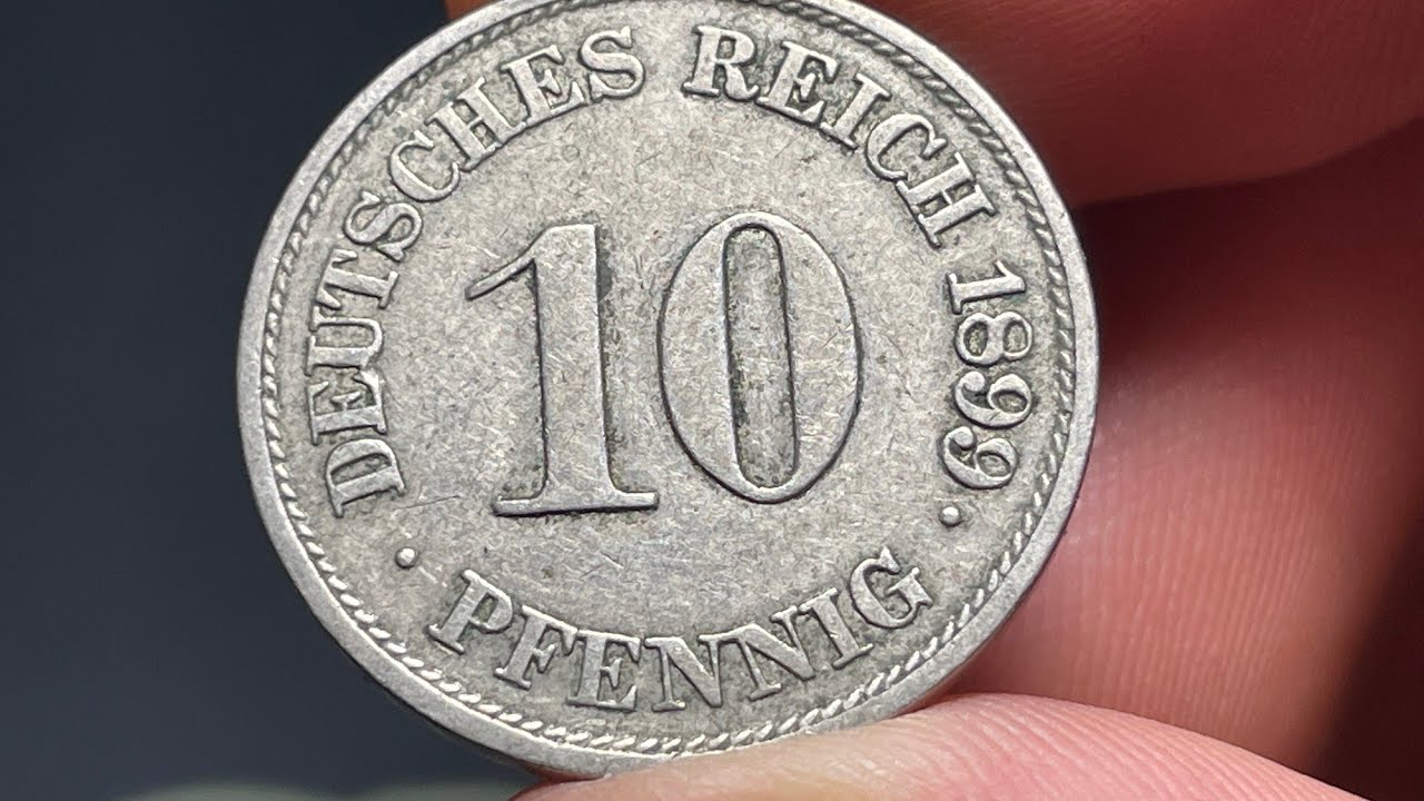 1899 Germany 10 Pfennig Coin • Values, Information, Mintage, History ...