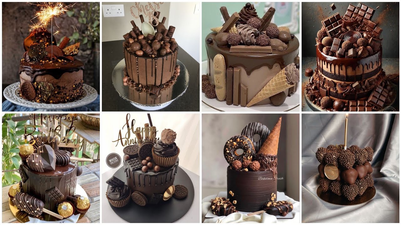 Most Delicious Chocolate cake design/ Chocolate Loaded cake decoration ...