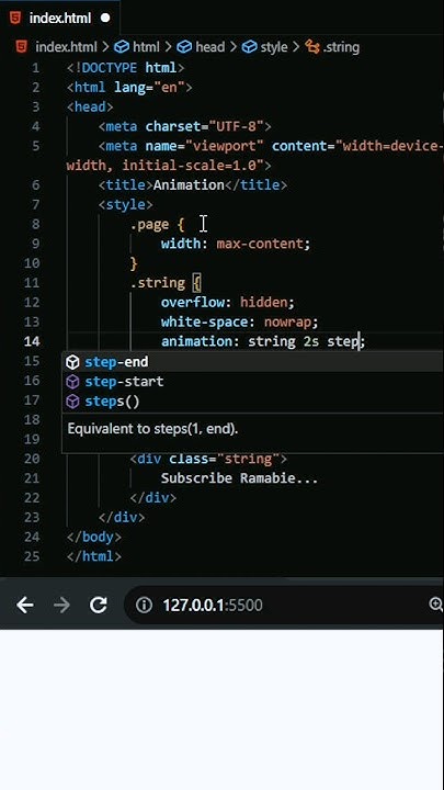 Left Right Running Text HTML CSS #codinglive #codingmudah - YouTube
