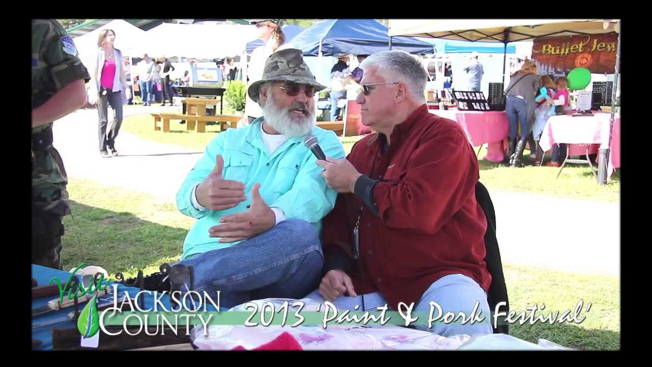Marianna, Florida Paint & Pork Festival- Jerry Thompson Interview 4-21 ...
