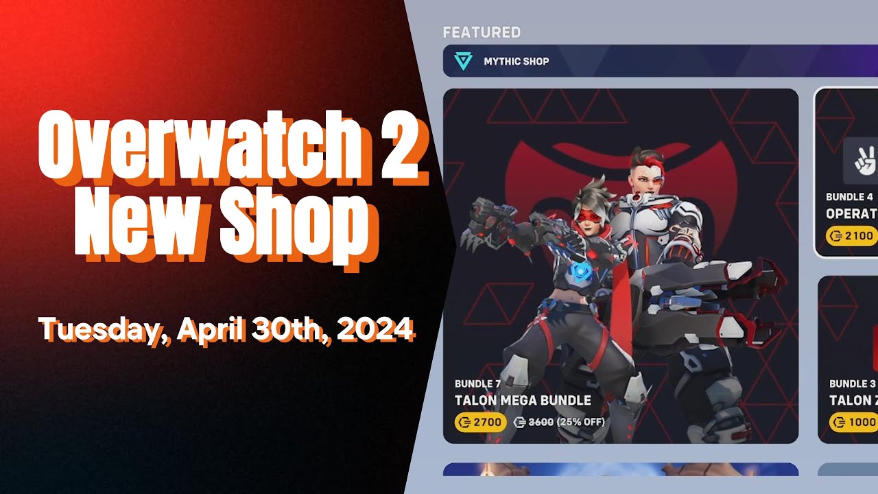 Overwatch 2 New Shop Update | Talon/Mirrorwatch New Skins - YouTube