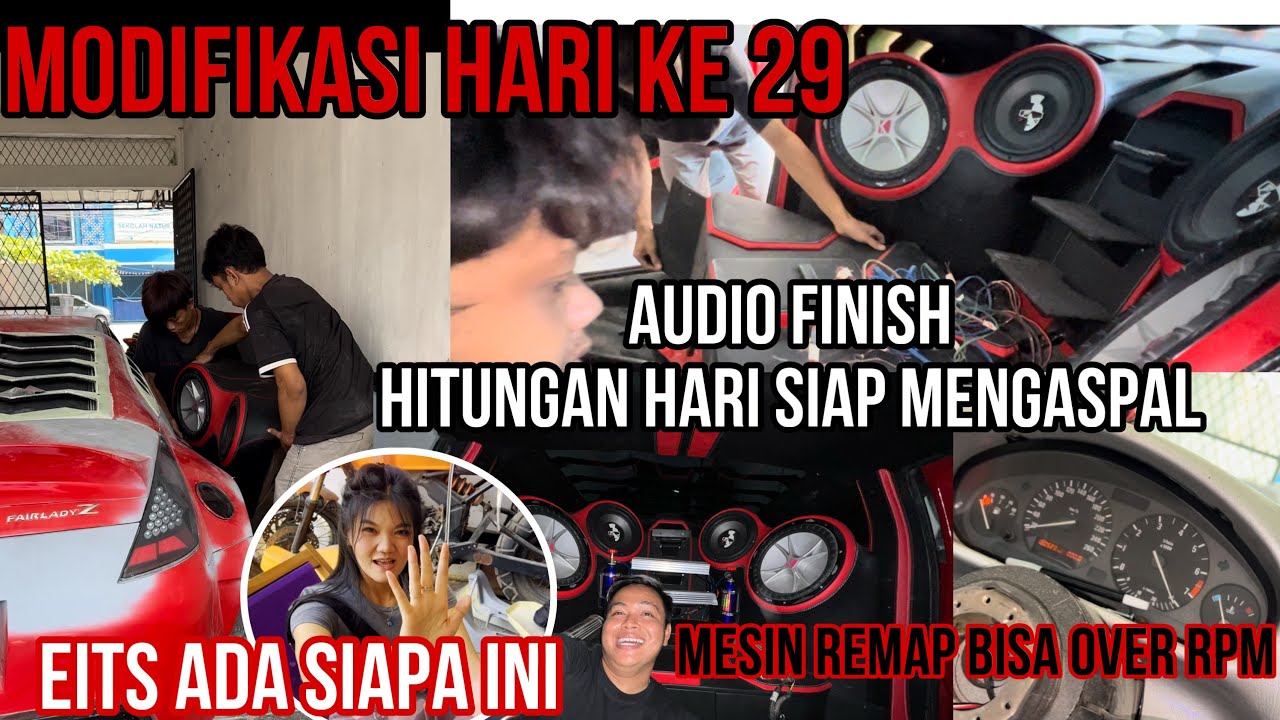 UPDATE MODIFIKASI HARI KE 29 - HITUNGAN HARI SIAP MENGASPAL - YouTube