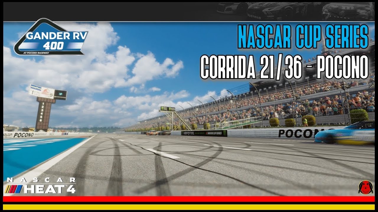 NASCAR Heat 4 - Cup Series, Corrida 21/36: Gander RV 400 - Circuito de ...