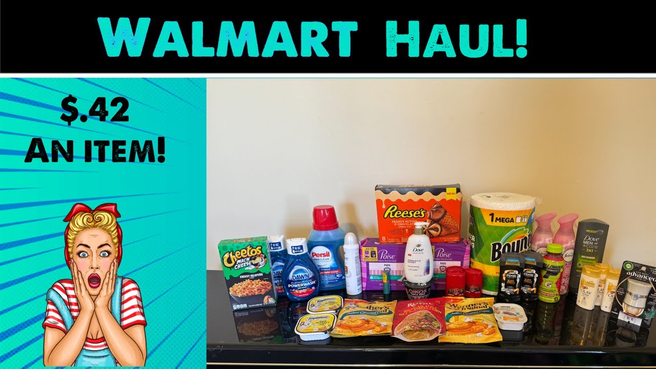 Walmart haul! 31 items at $.42 an item! 5 FREEBIES! 🔥 - YouTube