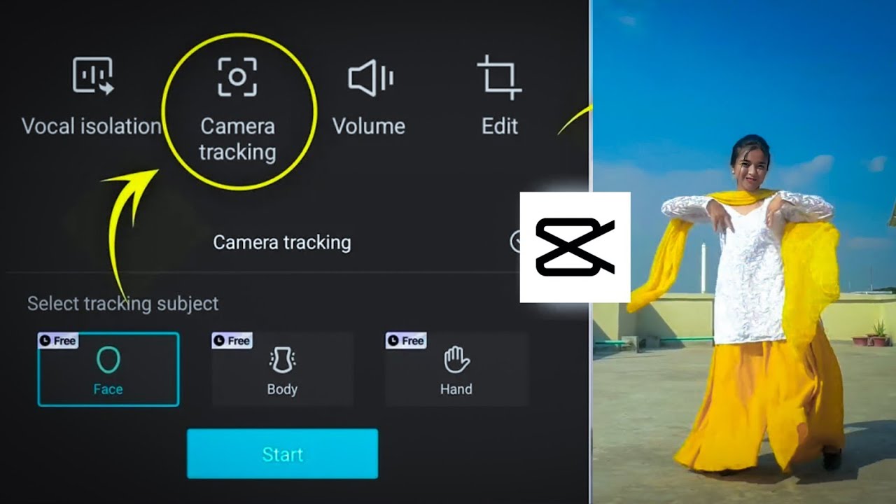 Camera Tracking Video In CapCut | Face Tracking Video Editing | Shake ...