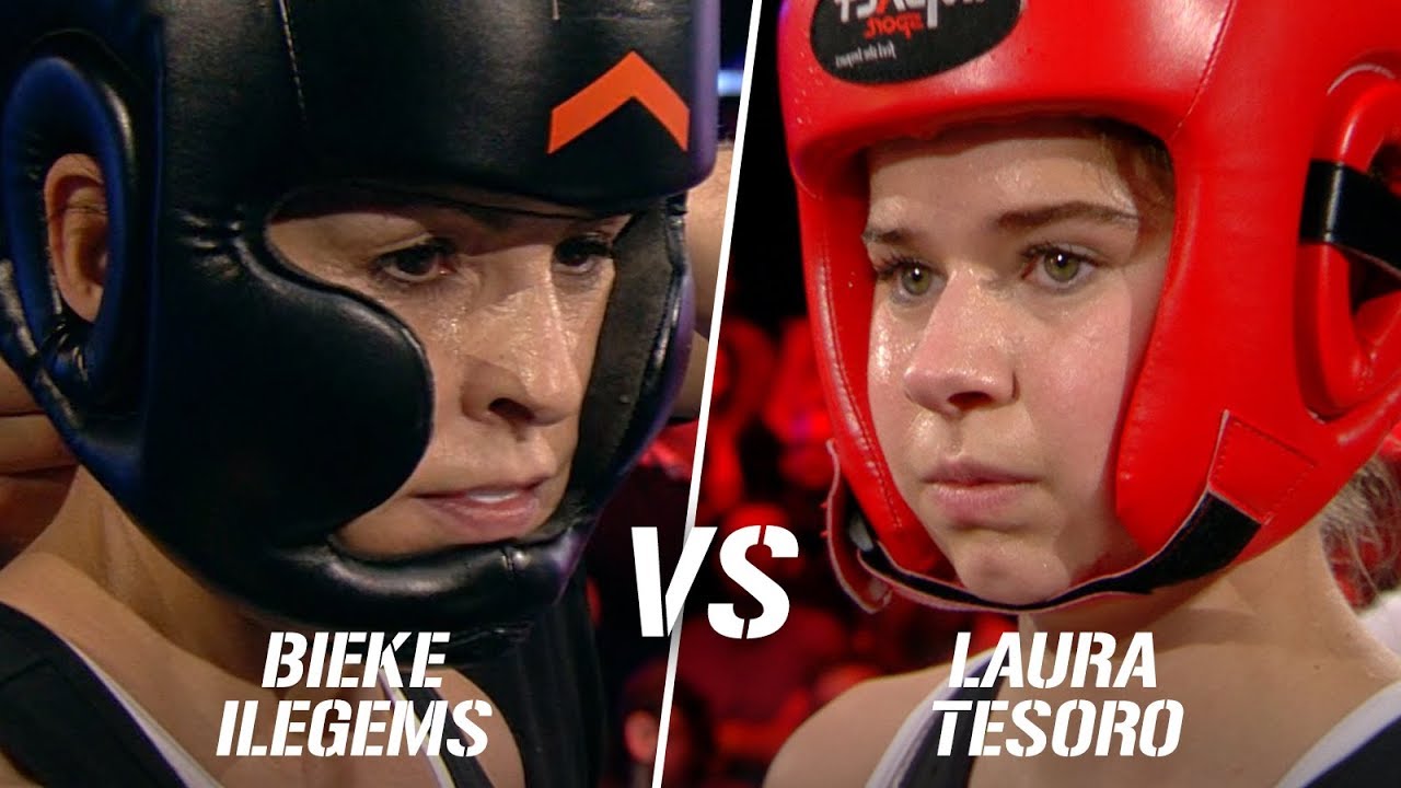 Laura Tesoro vs Bieke Ilegems | Boxing Stars - YouTube