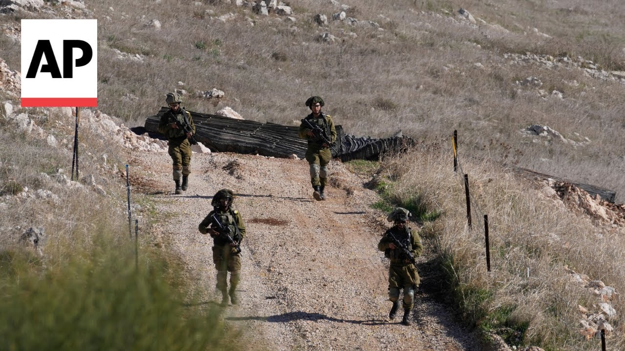 Israel seizes a buffer zone in the Golan Heights - YouTube