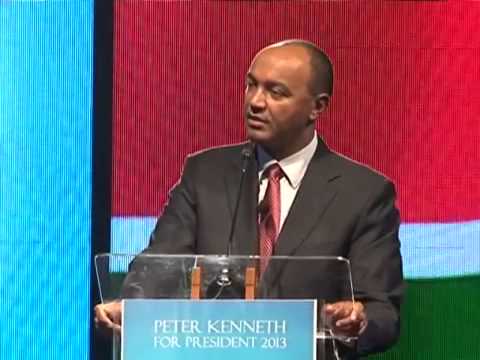 Peter Kenneth Presidential Launch Speech - part 2 - YouTube