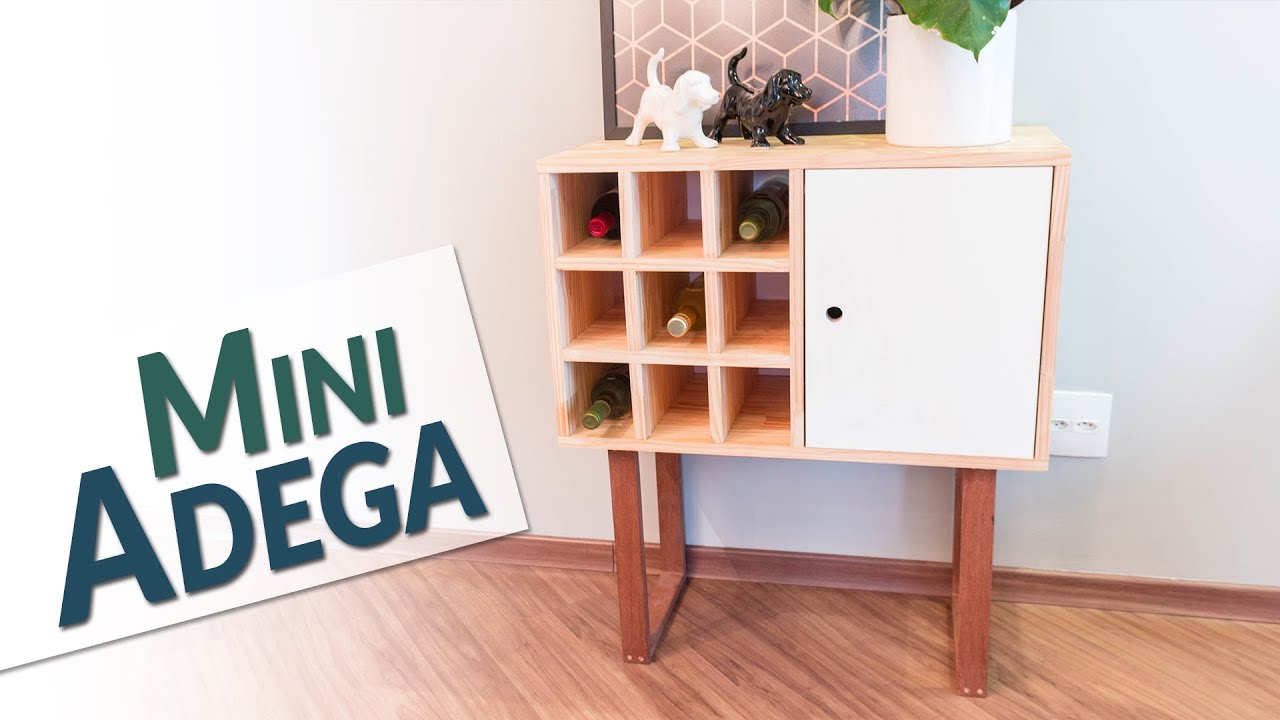 COMO FAZER UMA ADEGA LINDA - YouTube