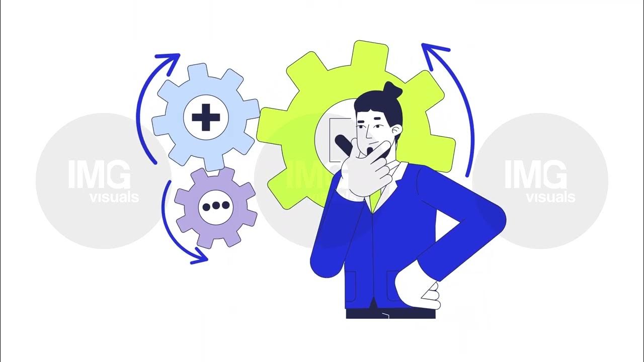 Brainstorming problem solving 2D animation - YouTube