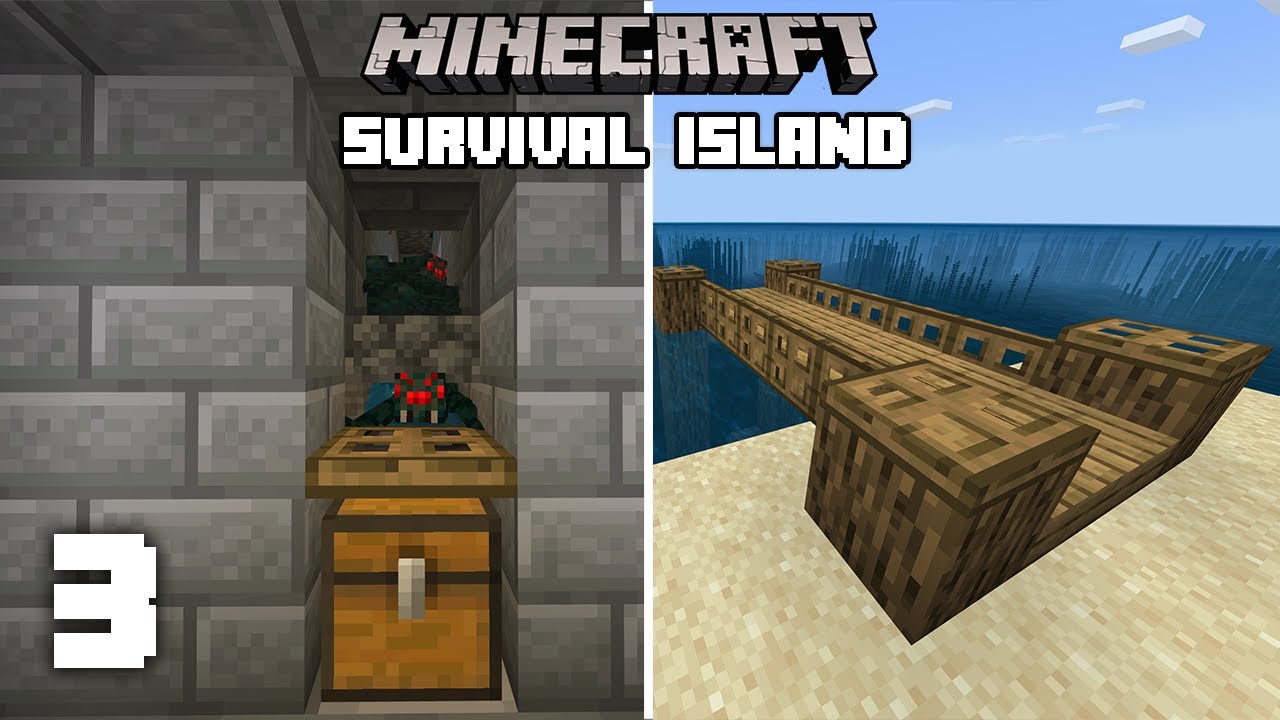 Minecraft: Cave Spider Grinder - Survival Island [3] - YouTube