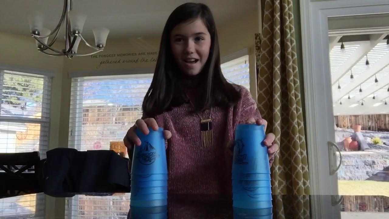 Cup stacking 3-3-3 simplified and sped up - YouTube