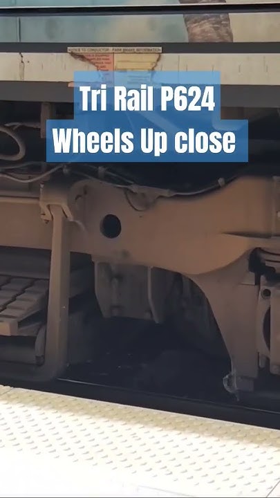 Tri Rail P624 wheels up close Dec 30, 2024 - YouTube