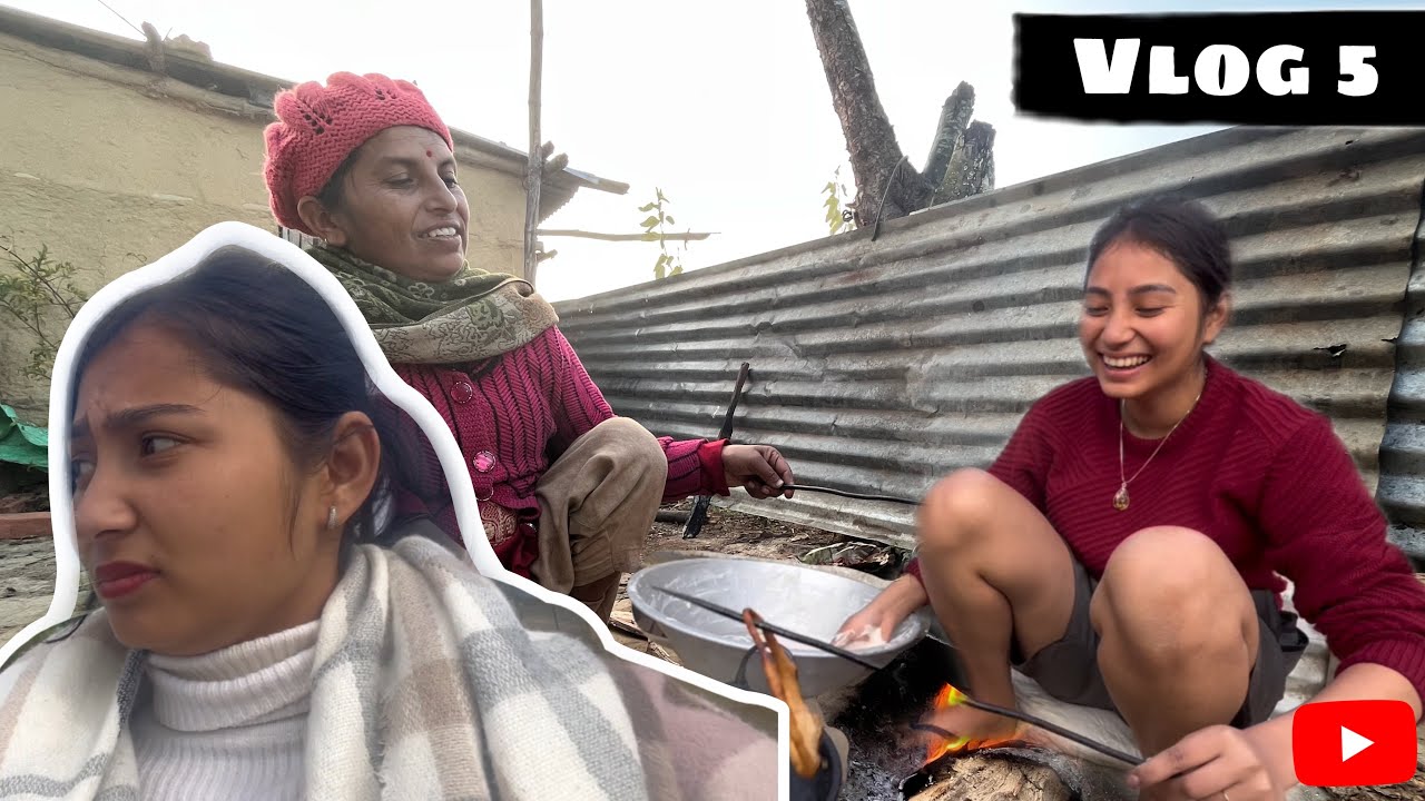 Sel roti banau nw ni sikkiyooo fupu ko ghar ma || Vlog 5 || Smarika subedi - YouTube