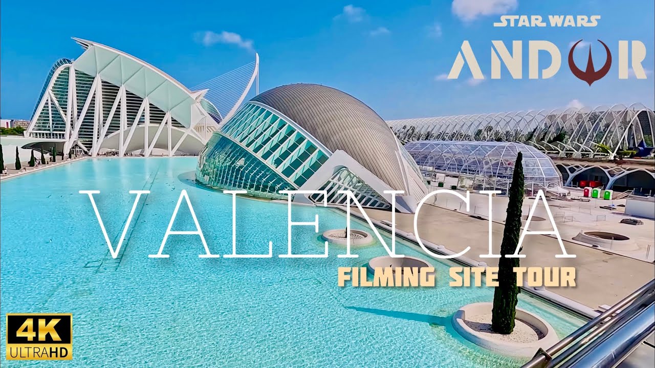 Star Wars ANDOR Filming Site | 4K Walking Tour on Valencia Science ...