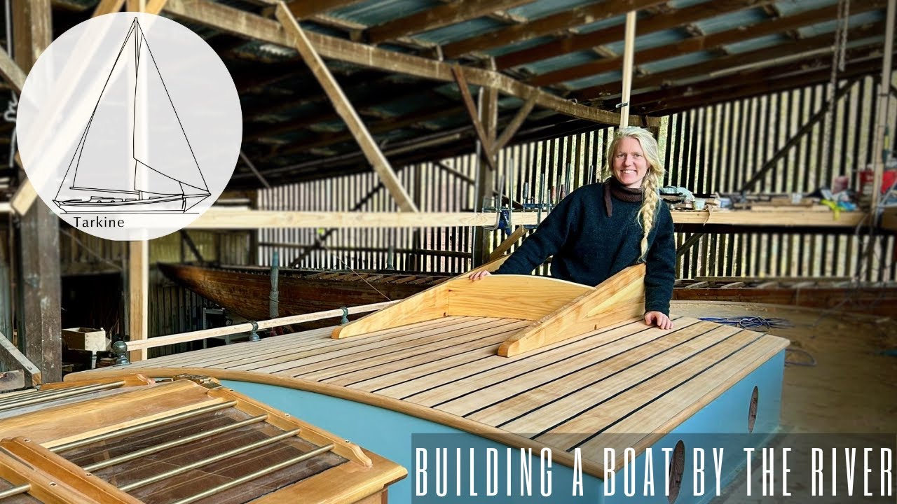 Wooden Companionway Hatch & Cutting Portholes. Building our 40ft ...