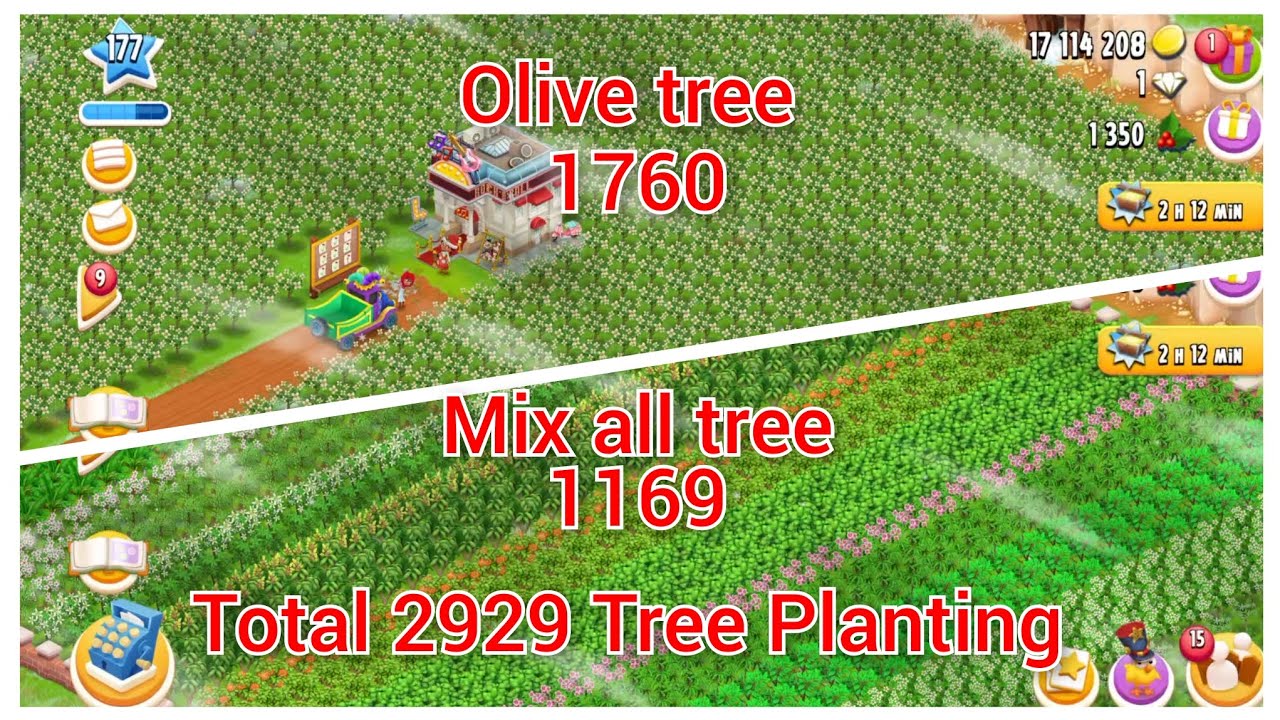 Hay Day Tree Planting 2929 Level 177 Gameplay #games - YouTube