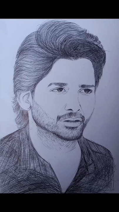 allu arjun sketch 💙 - YouTube