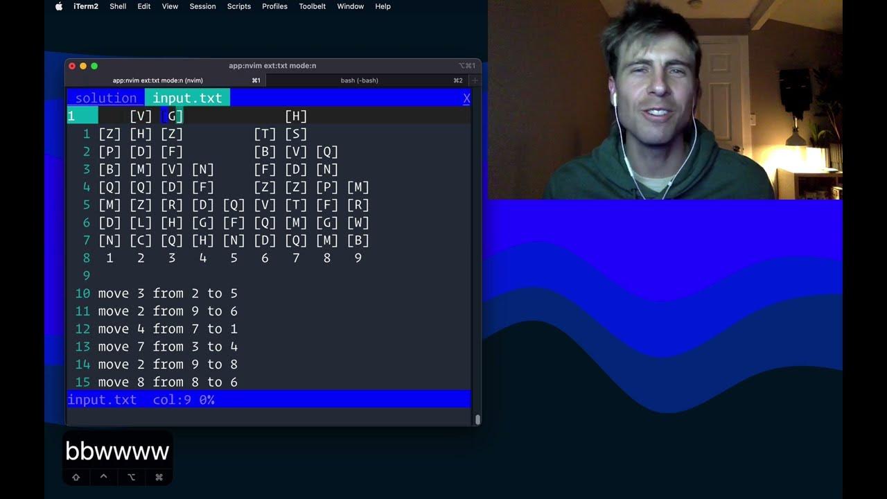 Problem Solving with Vim - 5 - YouTube