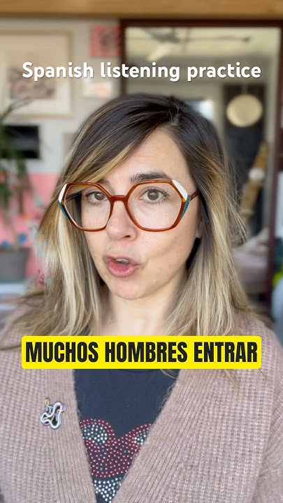 Spanish listening practice #comprehensibleinput - YouTube