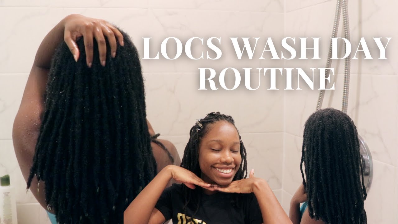 My Locs Wash Day Routine for Healthy Locs - YouTube