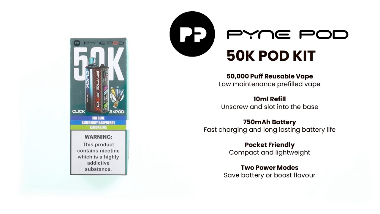 Pyne Pod 50K Prefilled Pod Vape Kit Unboxing & Setup - YouTube