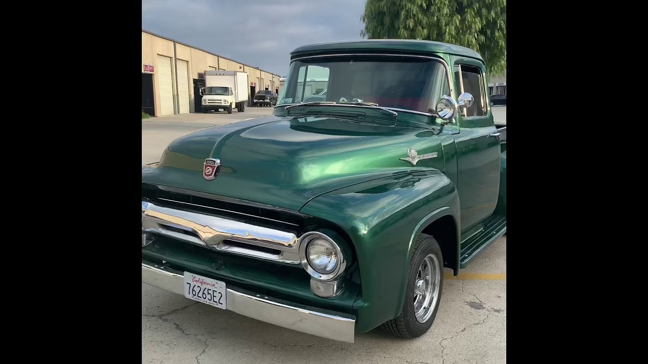 56 ford f100 custom - YouTube