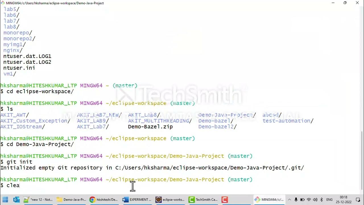 Git/GitHub Session 1 (Local Repo & GitHub Repo) - YouTube