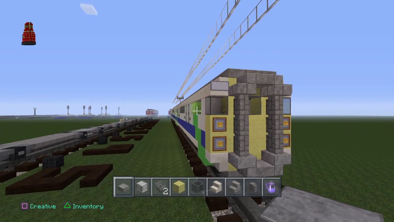 MINECRAFT TRAIN TUTORIAL, ( ELECTRIC TRAIN, BRITISH STYLE ) - YouTube