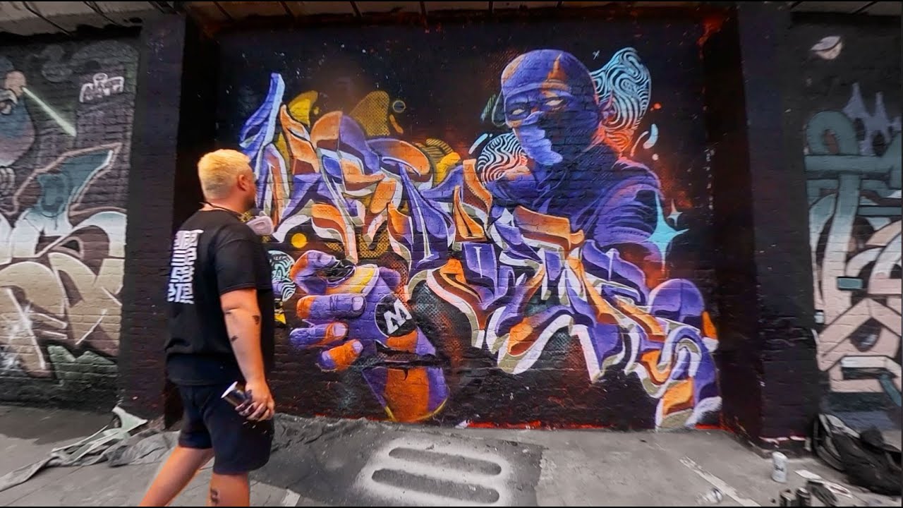 "WRITERS" GRAFFITI wildstyle mural for Molotow Brussels - YouTube