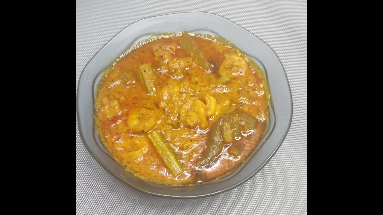 Kathirikai Murugakai Eral kulambu/Brinjal Drumstick Prawn curry #Recipe ...