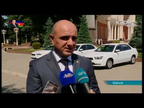 Yerli istehsal olan avtomobillər Gəncədə nəqliyyatçıların ixtiyarına verilib