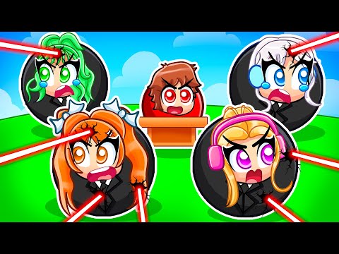 Protect The President In Roblox BALL Eating Simulator With MY CRAZY FAN GIRLS...