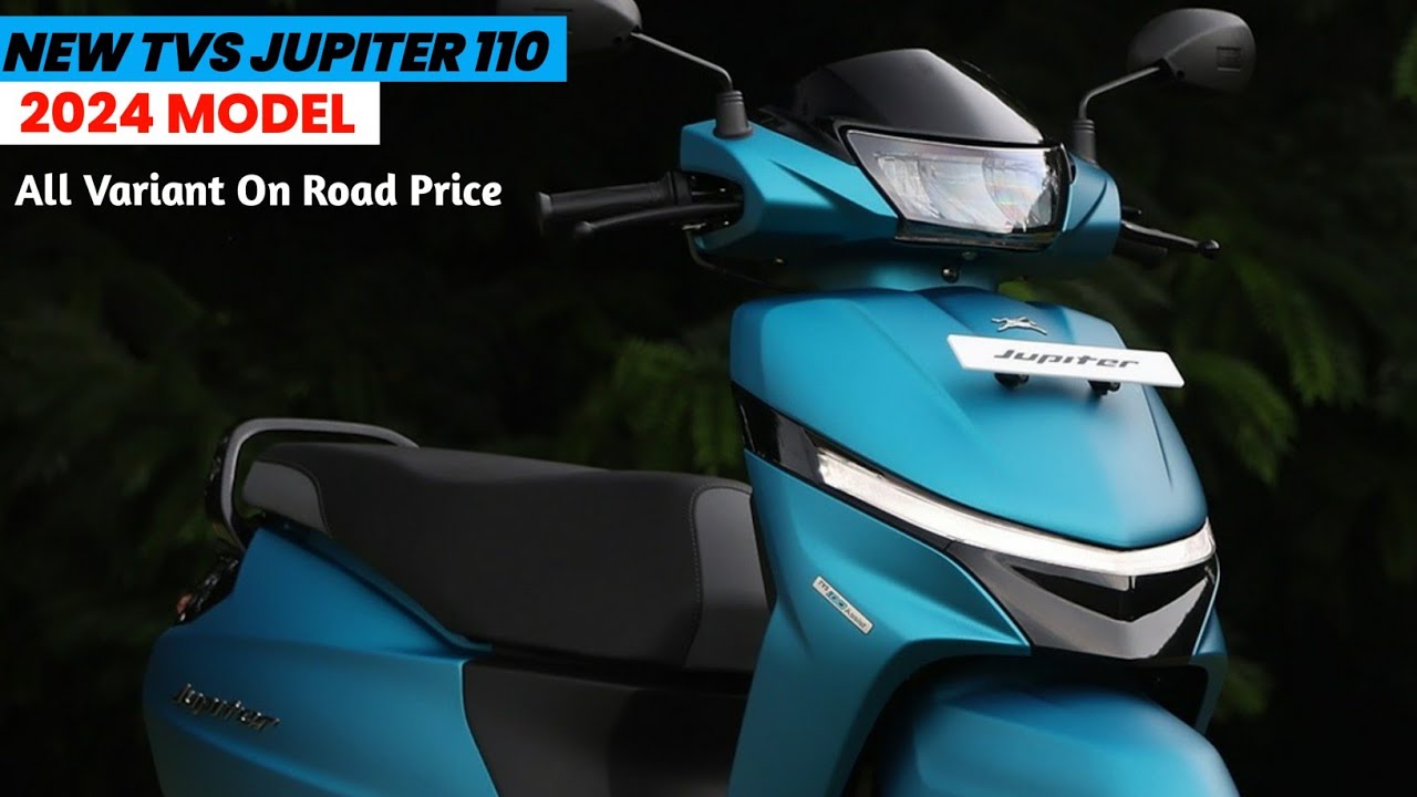 New Tvs Jupiter 110cc 2024 Model Launched 🔥- All Variant On Road Price ...