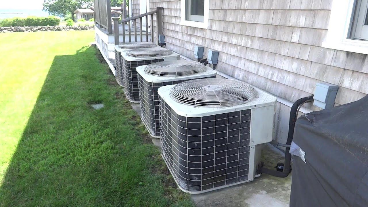 4 AC units checked for proper operation house being sold - YouTube