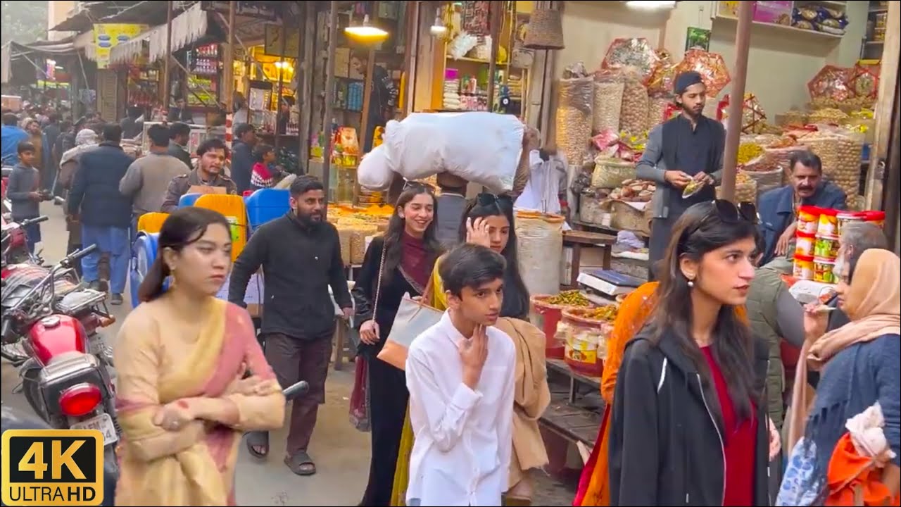 Exploring Lahore’s Vibrant Streets Charm in 4K | Lahore’s Walking Tour ...