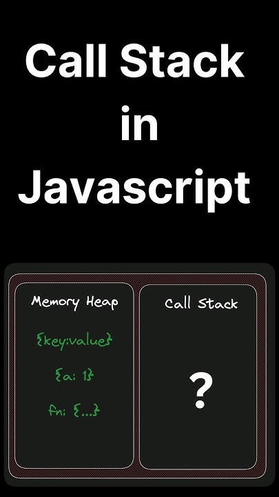 Call Stack in Javascript Tamil | Velmurugan MG - YouTube