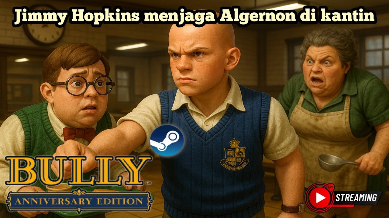 MENJAGA ALGERNON PAPADOPOULOS DI KANTIN || BULLY SCHOLARSHIP EDITION‼️ ...
