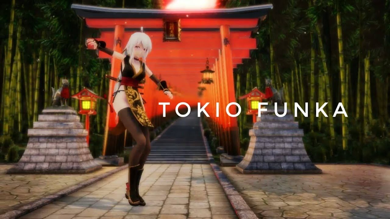 【MMD】トキヲ・ファンカ/Tokio Funka - Haku - YouTube