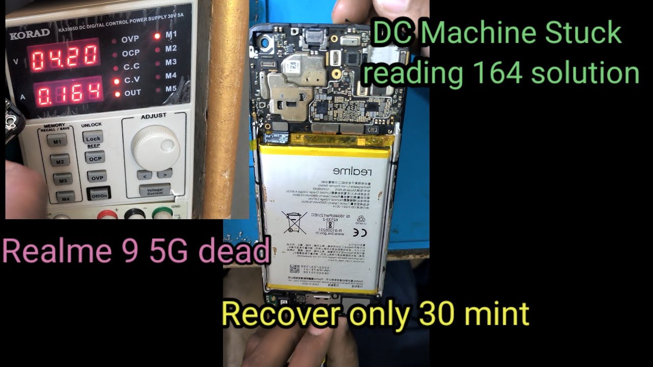 Realme 9 5G dead recover solution/Realme 9 5G cpu problem fix only 30 mint - YouTube