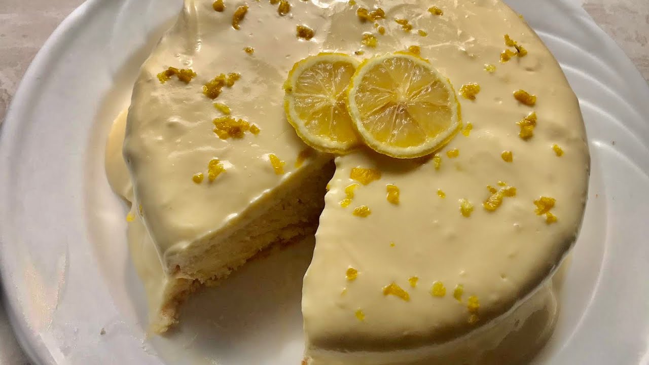 BOLO DE LIMÃO COBERTURA COM PHILADELPHIA SUPER ÚMIDO#bolo #bolodelimao ...