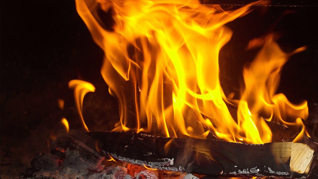 Le feu de cheminée - YouTube