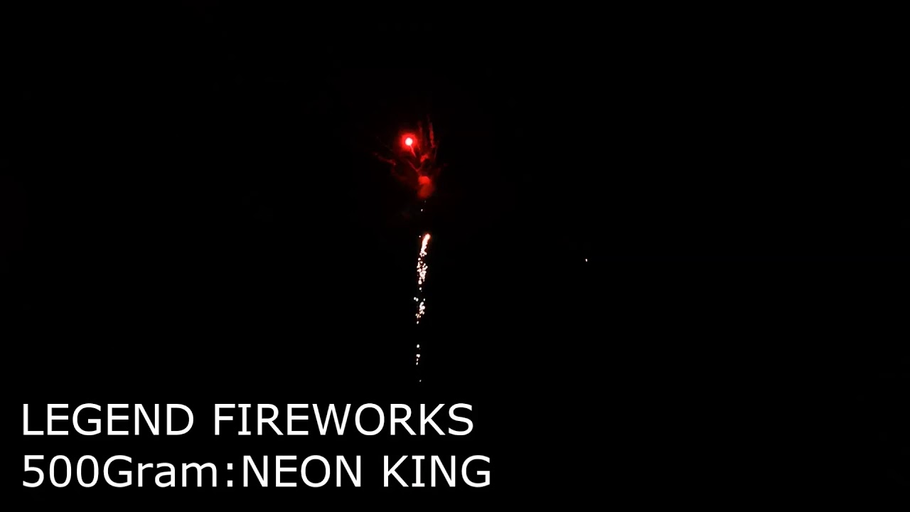 NEON KING - Legend fireworks - YouTube