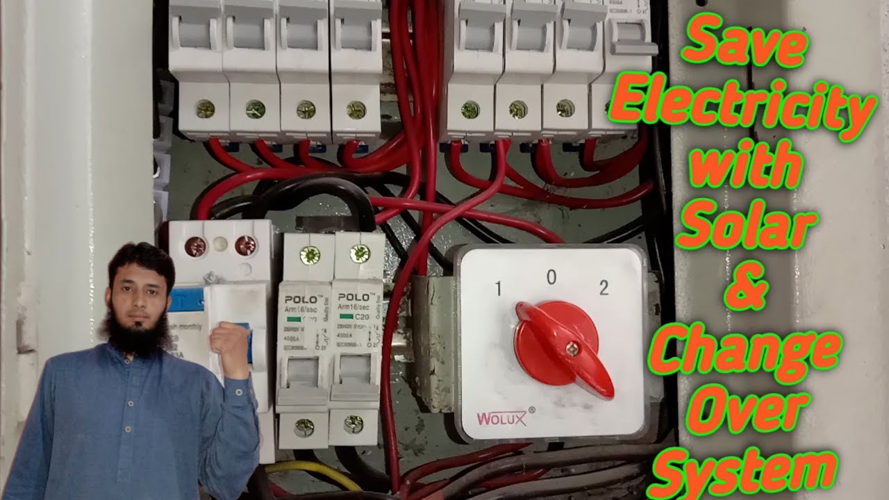 How to Save Electricity with Solar and Change Over System - YouTube