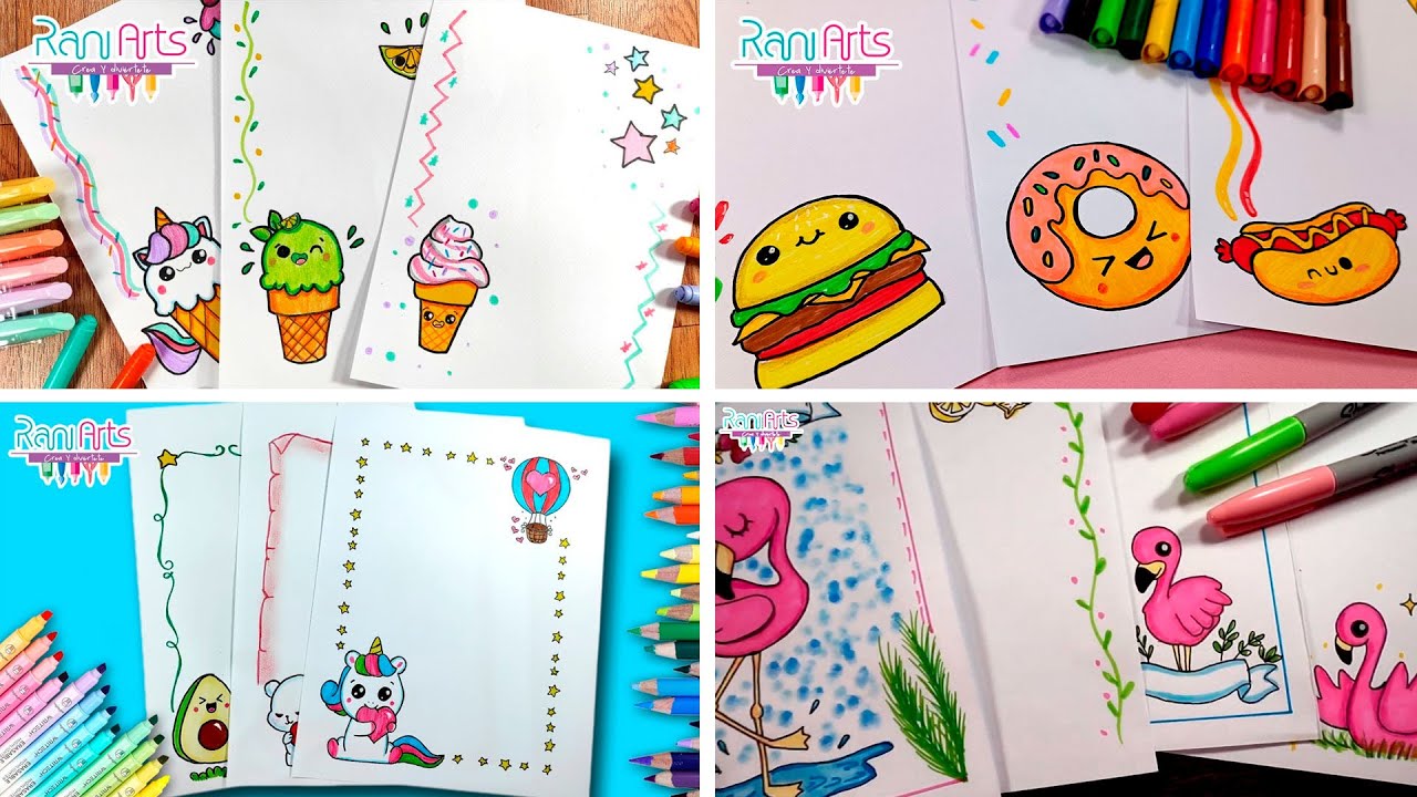 Ideas De MÁrgenes Para Cuadernos Cartas Portadas Apuntes Carteles Y Más Apuntes Bonitos 💚